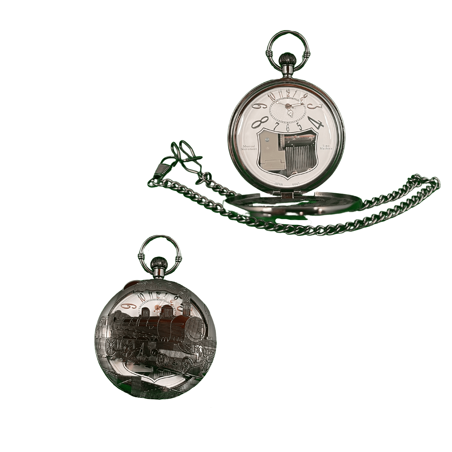 Quartz Mechanical Music Pocket Watch Music 2 - Timecentre