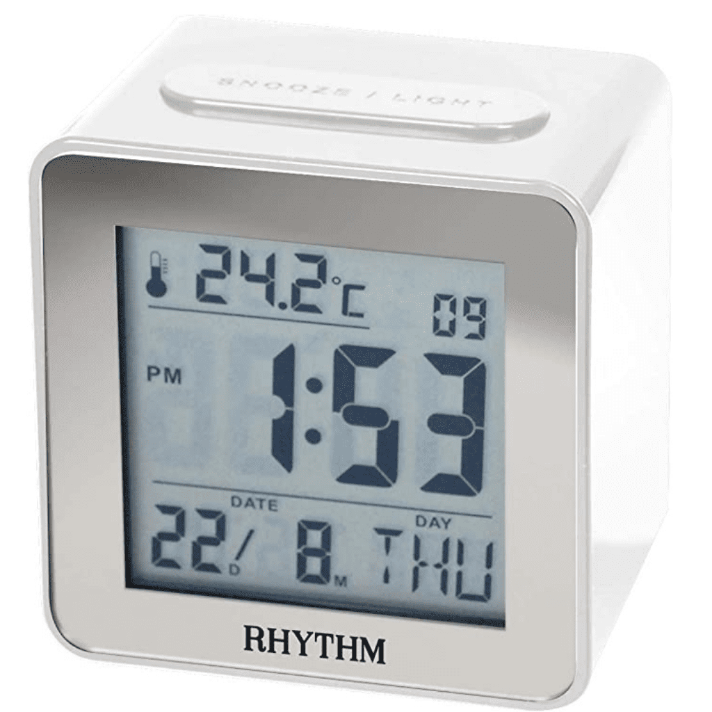 RHYTHM LCT076NR03 Digital Alarm Clock - Timecentre