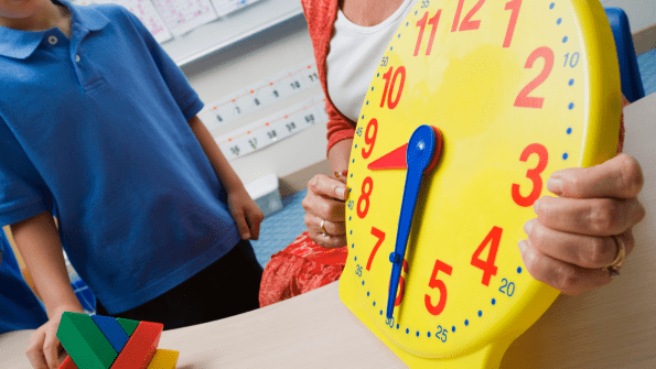 TEACHING TIME AT HOME OR SCHOOL