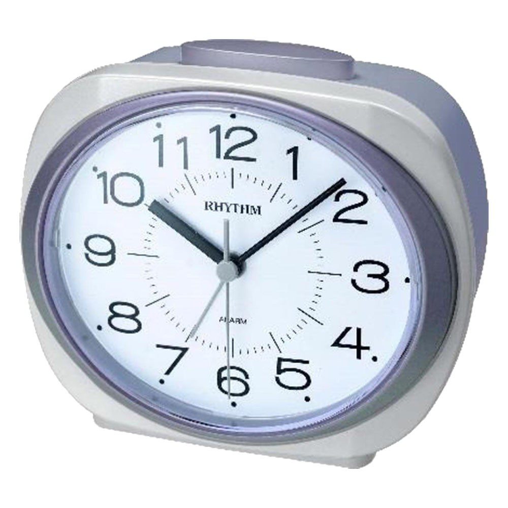RHYTHM ALARM CLOCK PURPLE ANALOG - CRA838BR12 - Timecentre