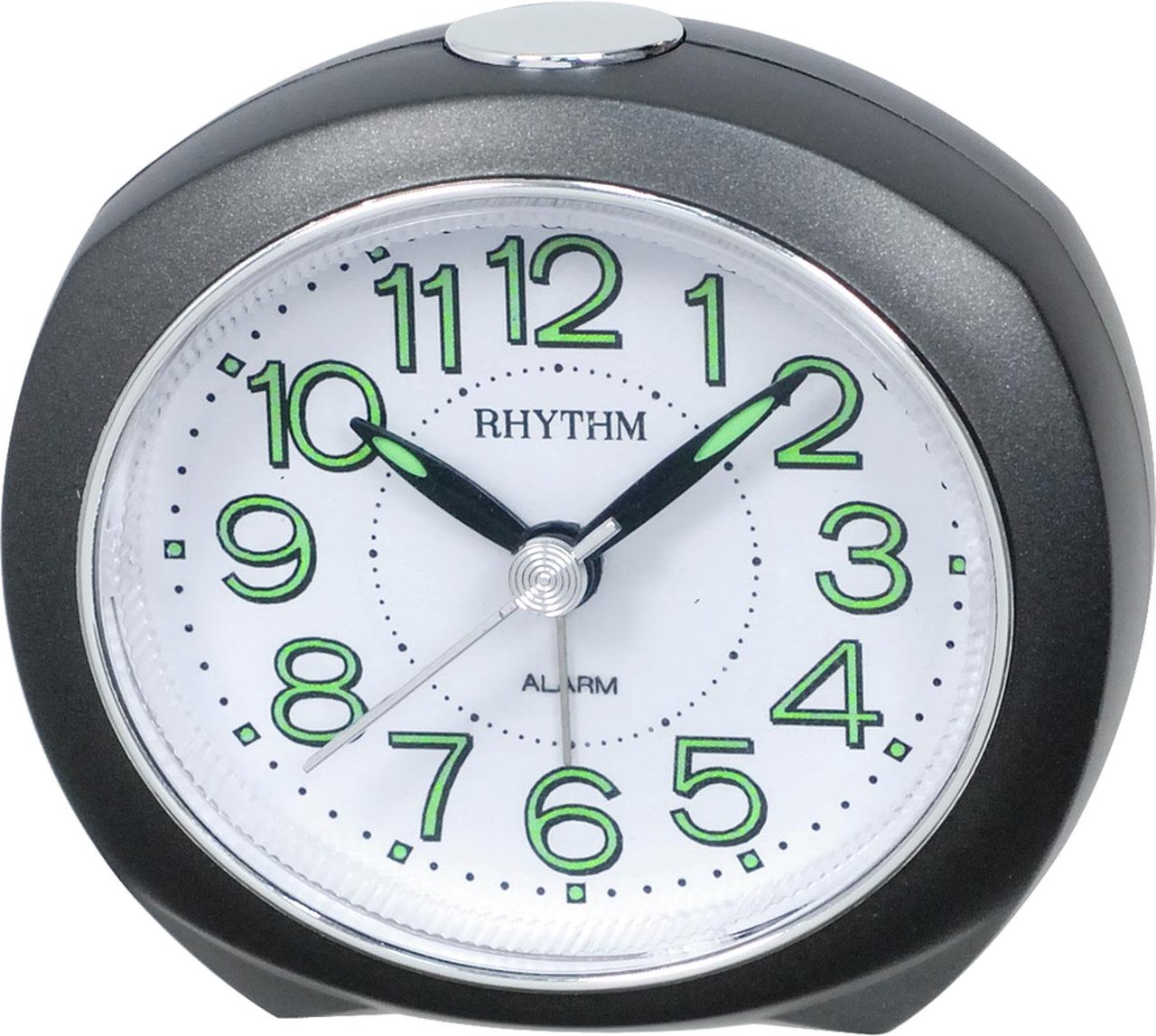 Rhythm Oval Analogue Alarm Clock - CRE865NR02 - Timecentre